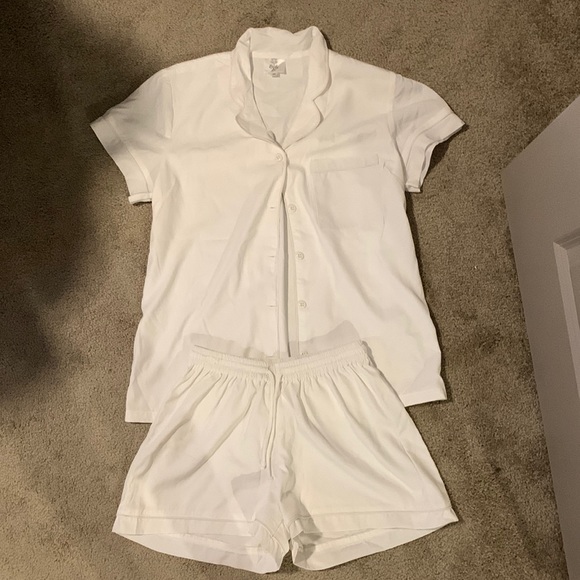 Rosily Co. | Intimates & Sleepwear | White Pajama Short Set | Poshmark